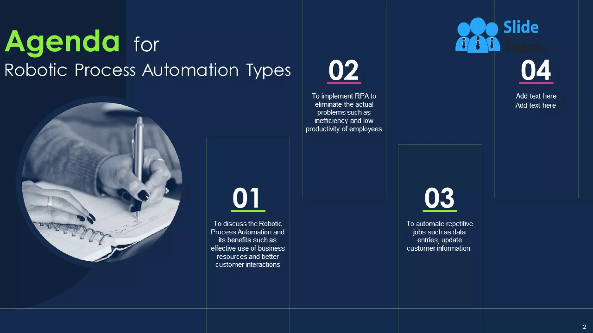 Robotic Process Automation Types Powerpoint Presentation Slides Ppt