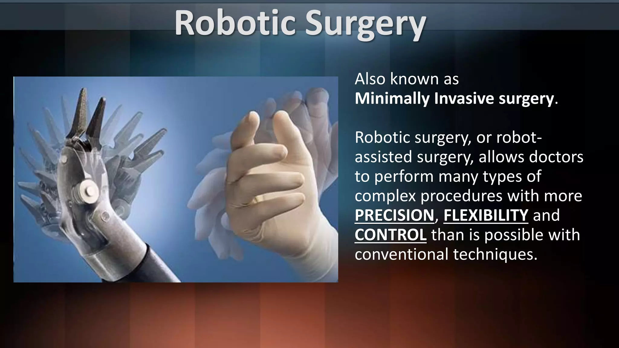 Robotic Surgery- Anaesthesia Considerations | PPTX
