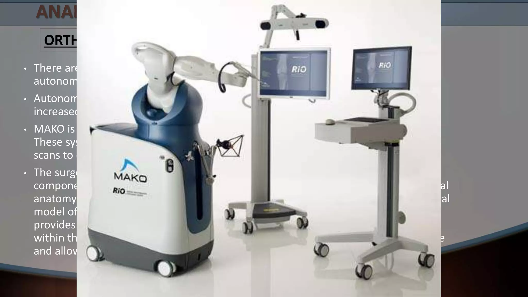 Robotic Surgery- Anaesthesia Considerations | PPTX