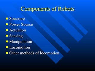 Robotics | PPT | Robotics | Technology & Computing