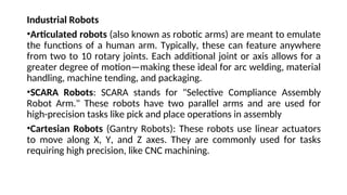 Introduction and basic types of the robots | PPT
