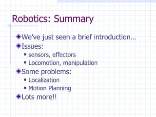 Robotics | PPT