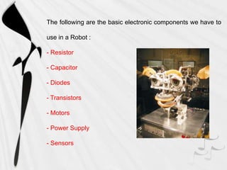 An Introduction to Robotics and Embedded System | PPTX