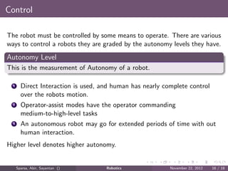 Robotics | PPT