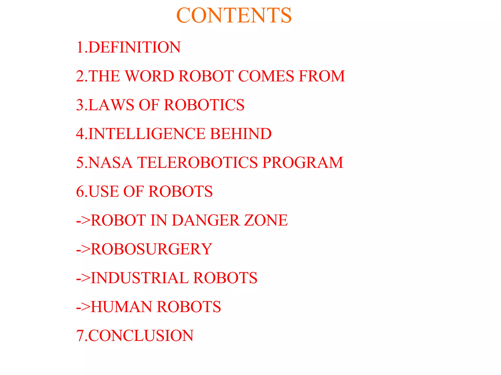 Robotics | PPT