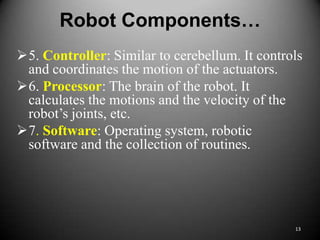 Basics of Robotics | PPTX