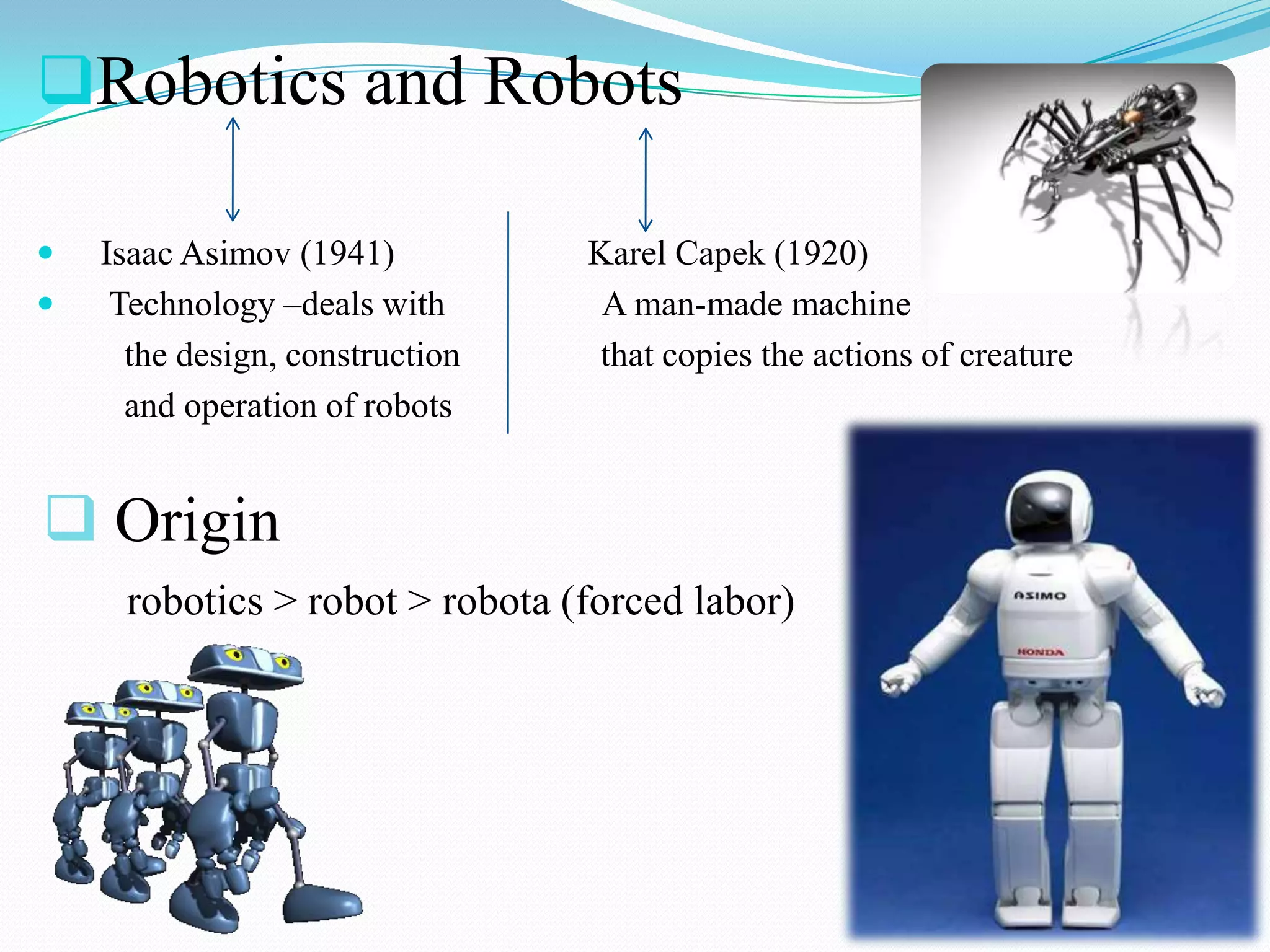 Robotics - unveiling a new era | PPTX