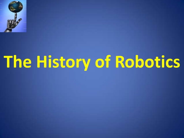 Summary for Robotics | PPT