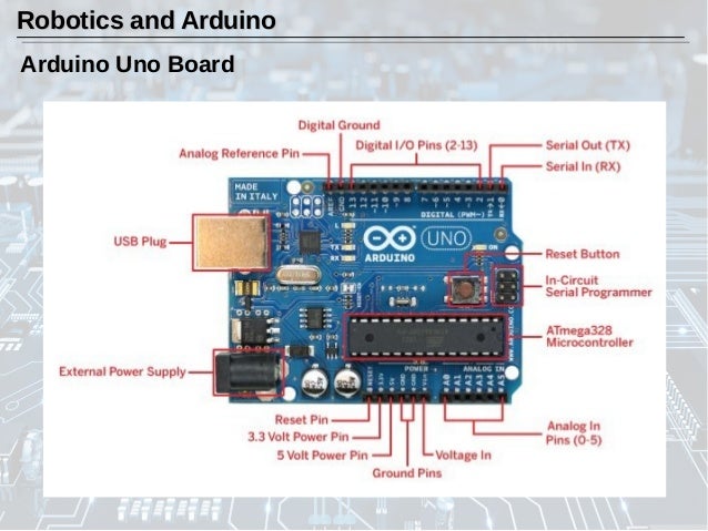 Robotics and Arduino (Arduino UNO)