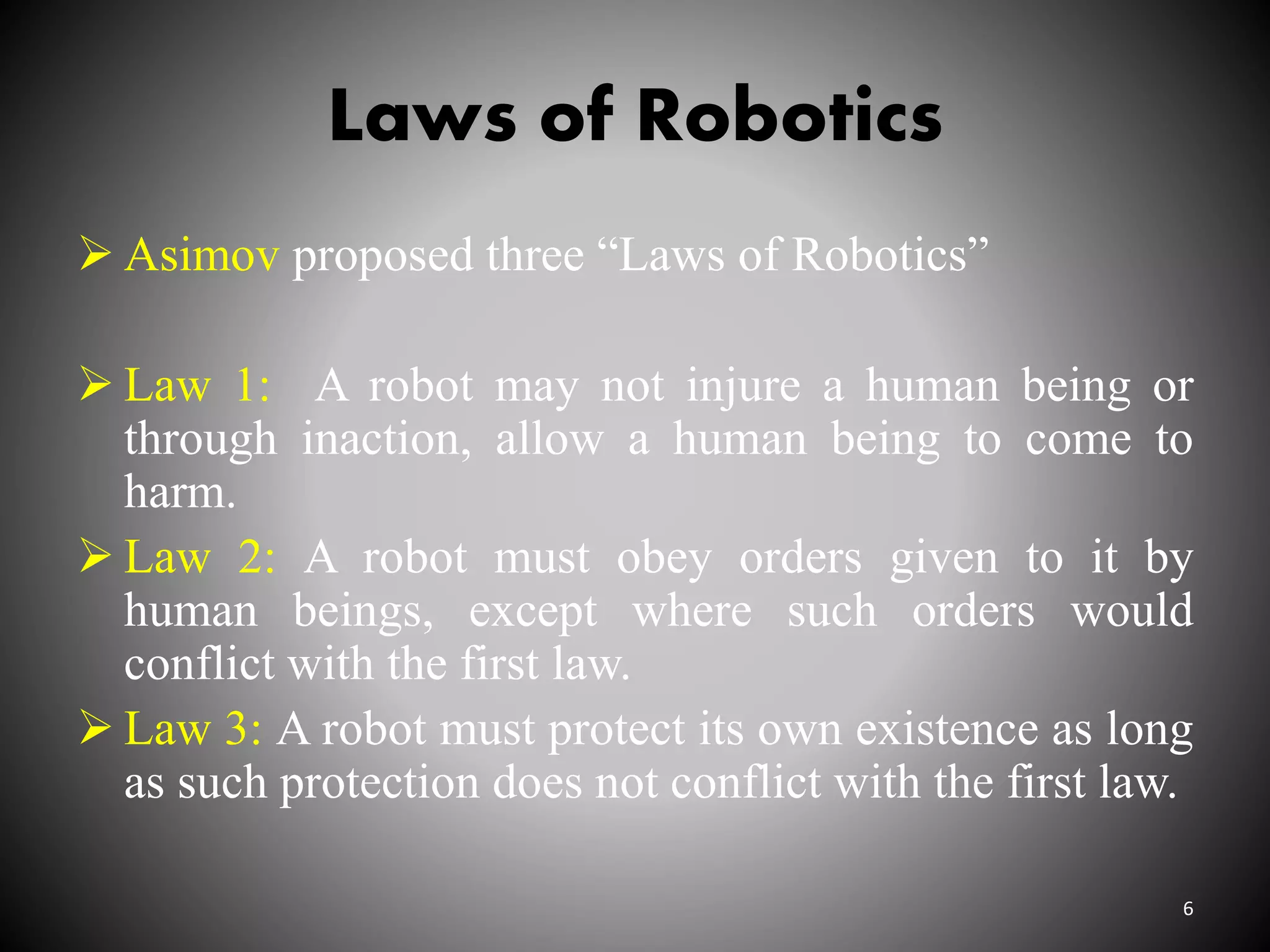 Basics of Robotics | PPTX