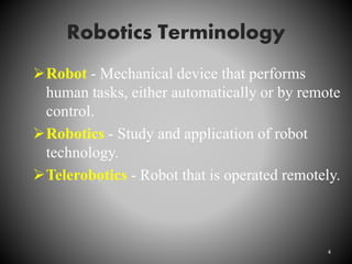 Basics of Robotics | PPTX