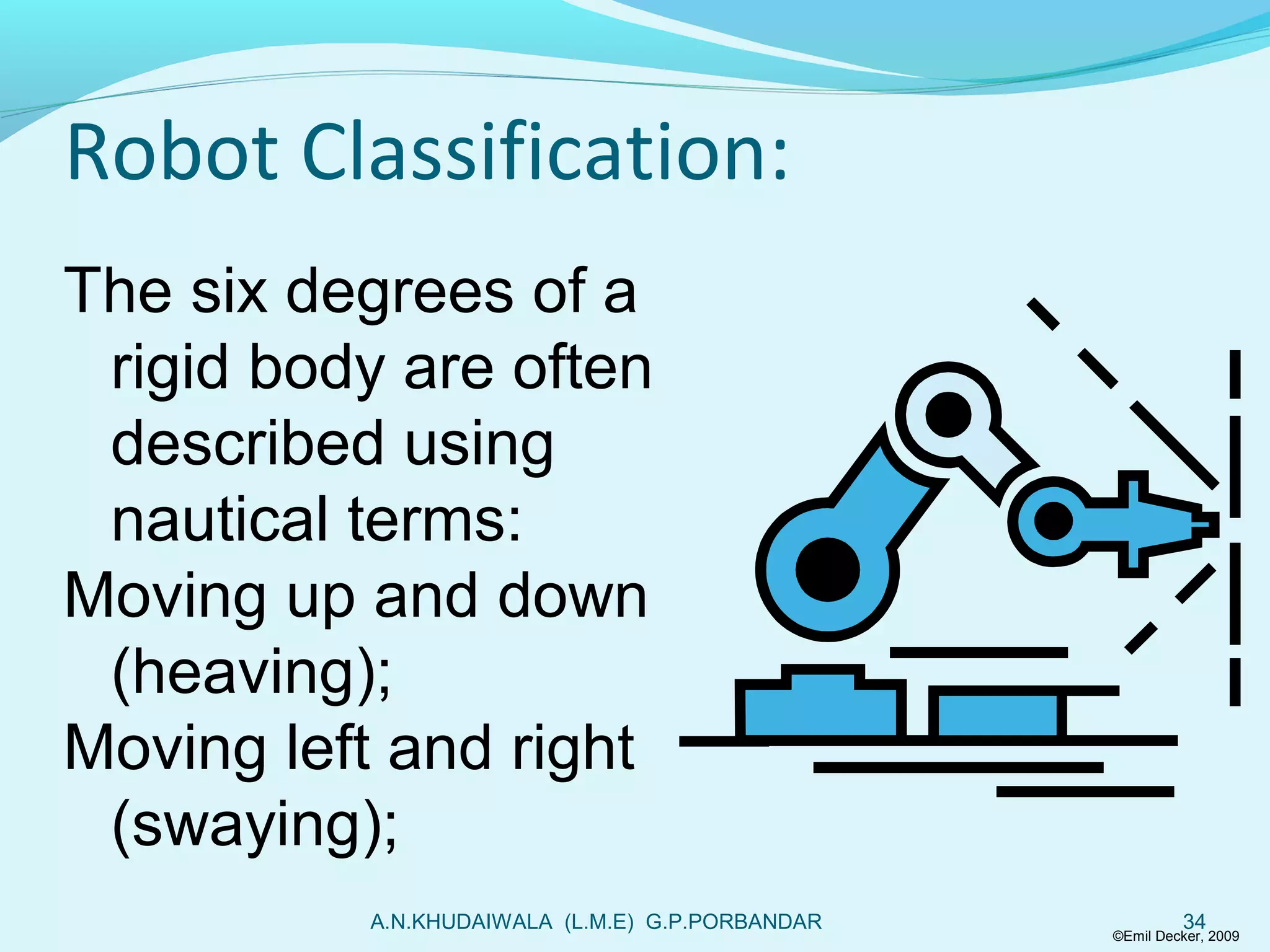 Introduction to Robotics | PPT