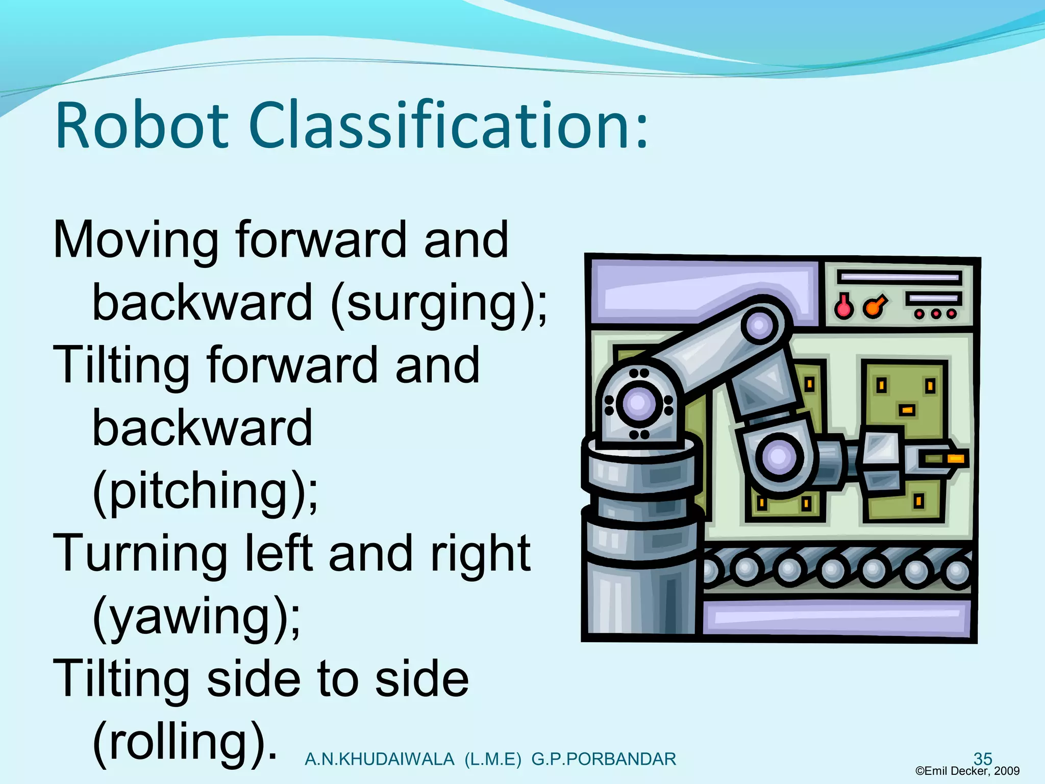 Introduction to Robotics | PPT