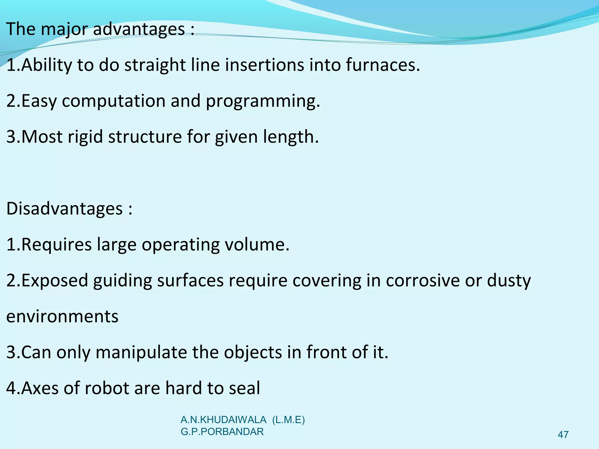 Introduction to Robotics | PPT