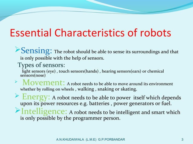 Introduction to Robotics | PPT