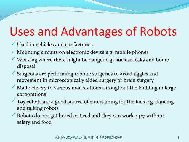 Introduction to Robotics | PPT