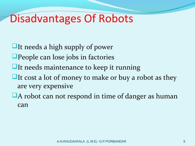 Introduction to Robotics | PPT