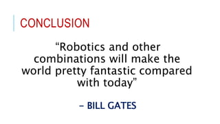 Robotics : new hopes | PPT
