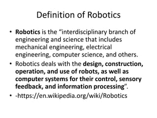 Robotics | PPTX