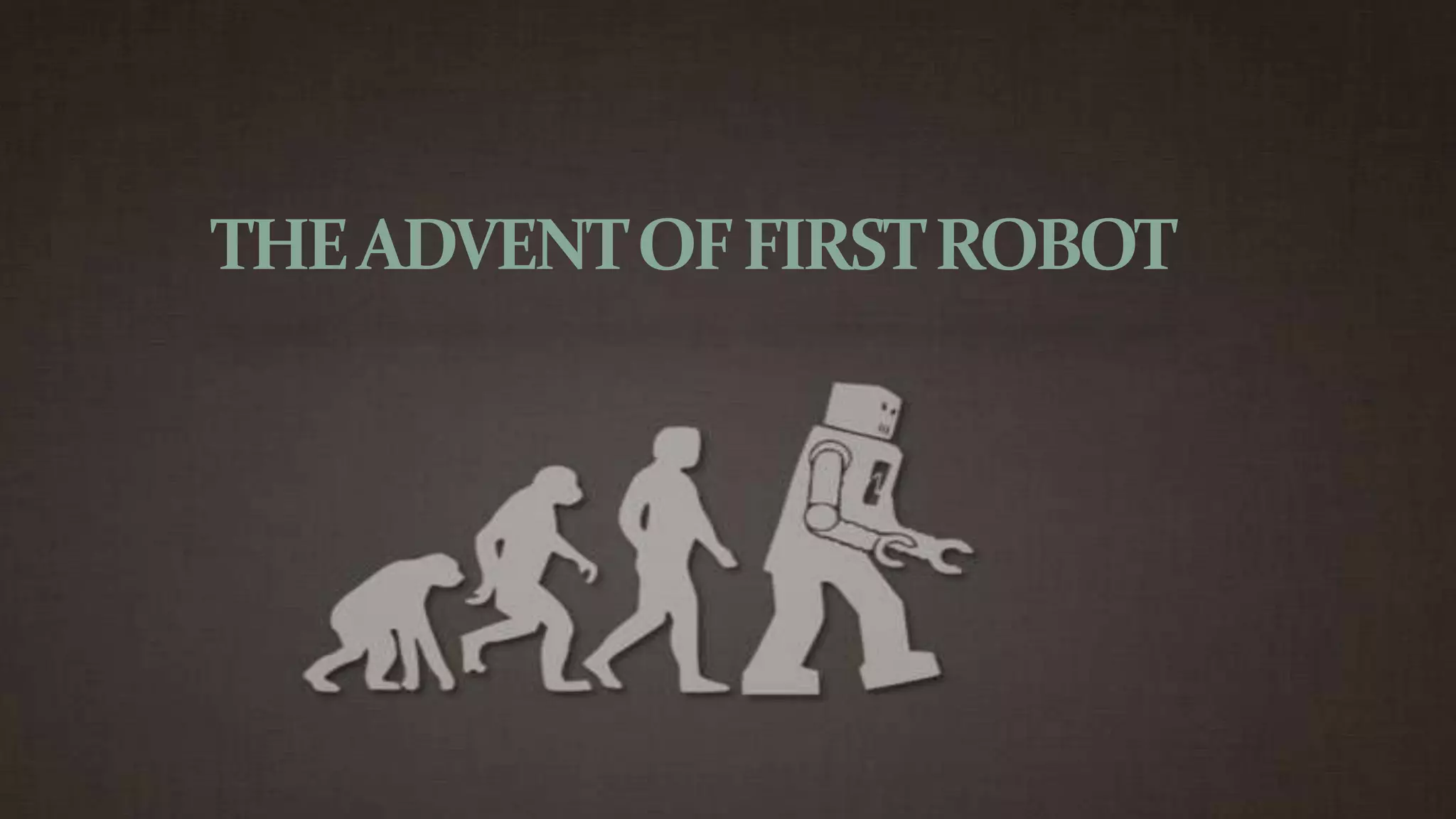 Robotics And Robots Pptx Robotics Technology And Computing