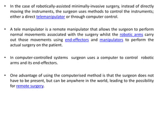 Robotics in neurosurgery | PPTX