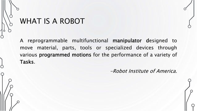Robotics and microcontroller (Introduction to Arduino) | PPTX | Operating Systems | Computer ...