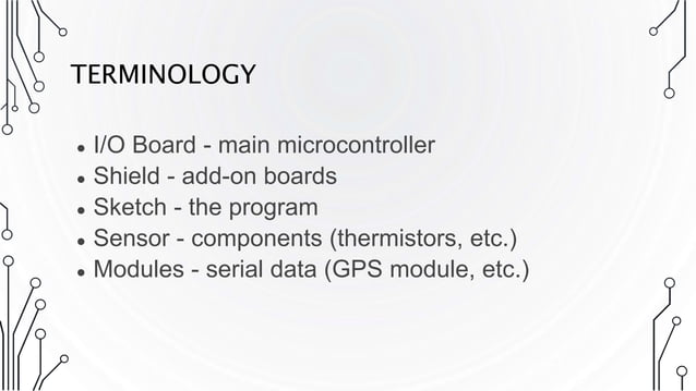 Robotics And Microcontroller Introduction To Arduino Ppt 6420