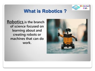 Kids Robotics training | PPTX