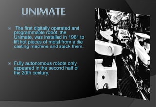 Robotics | PPTX | Robotics | Technology & Computing