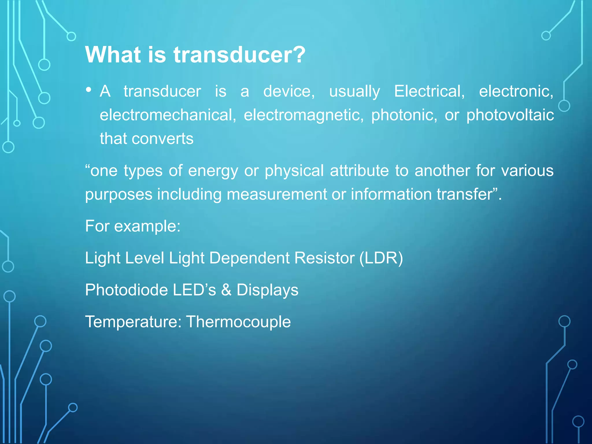Sensor, Transducers and Actuator in Robotics | PPTX