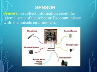 Sensor, Transducers and Actuator in Robotics | PPTX