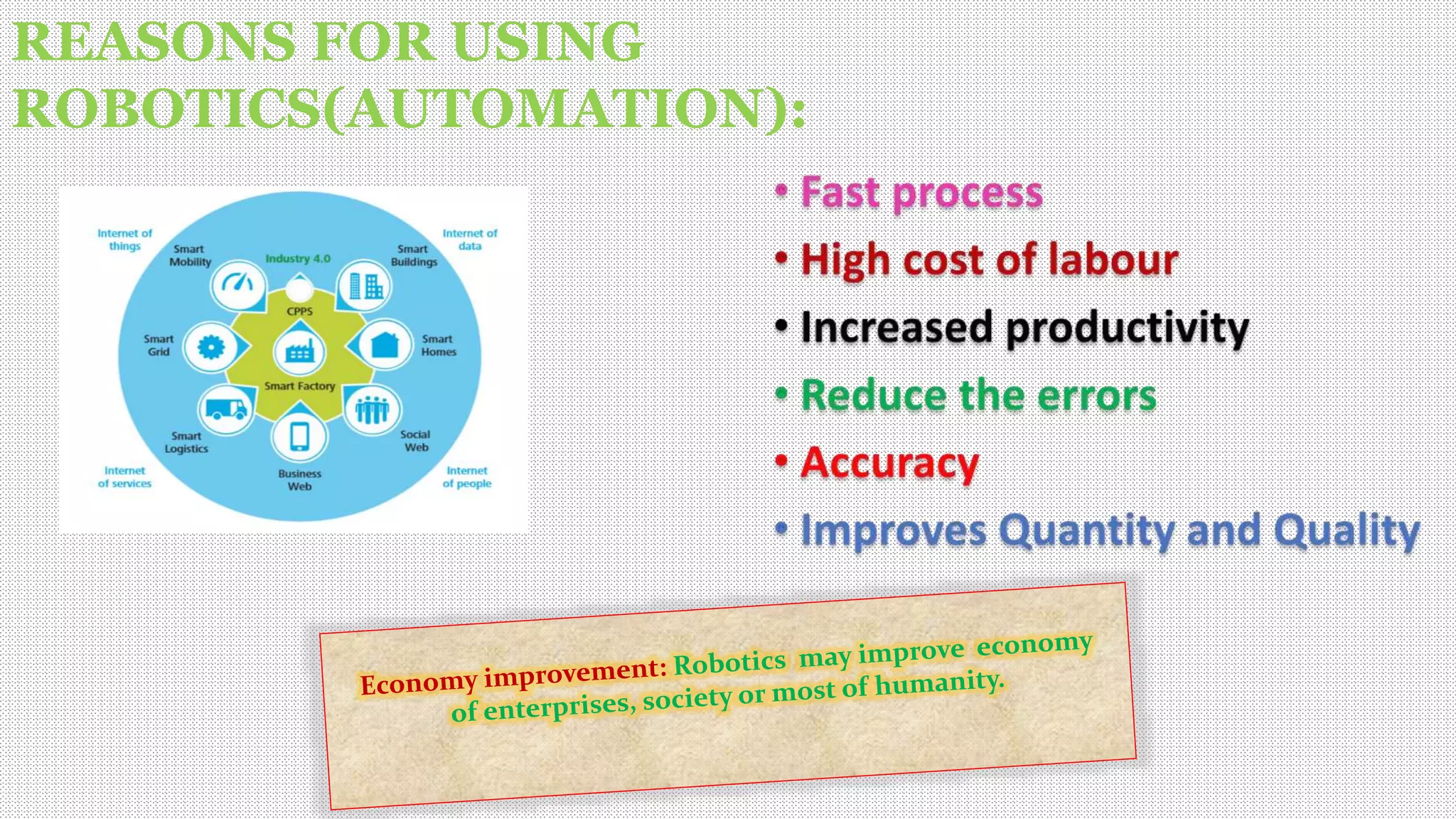 ROBOTICS AND ITS INDUSTRIAL APPLICATIONS | PPTX