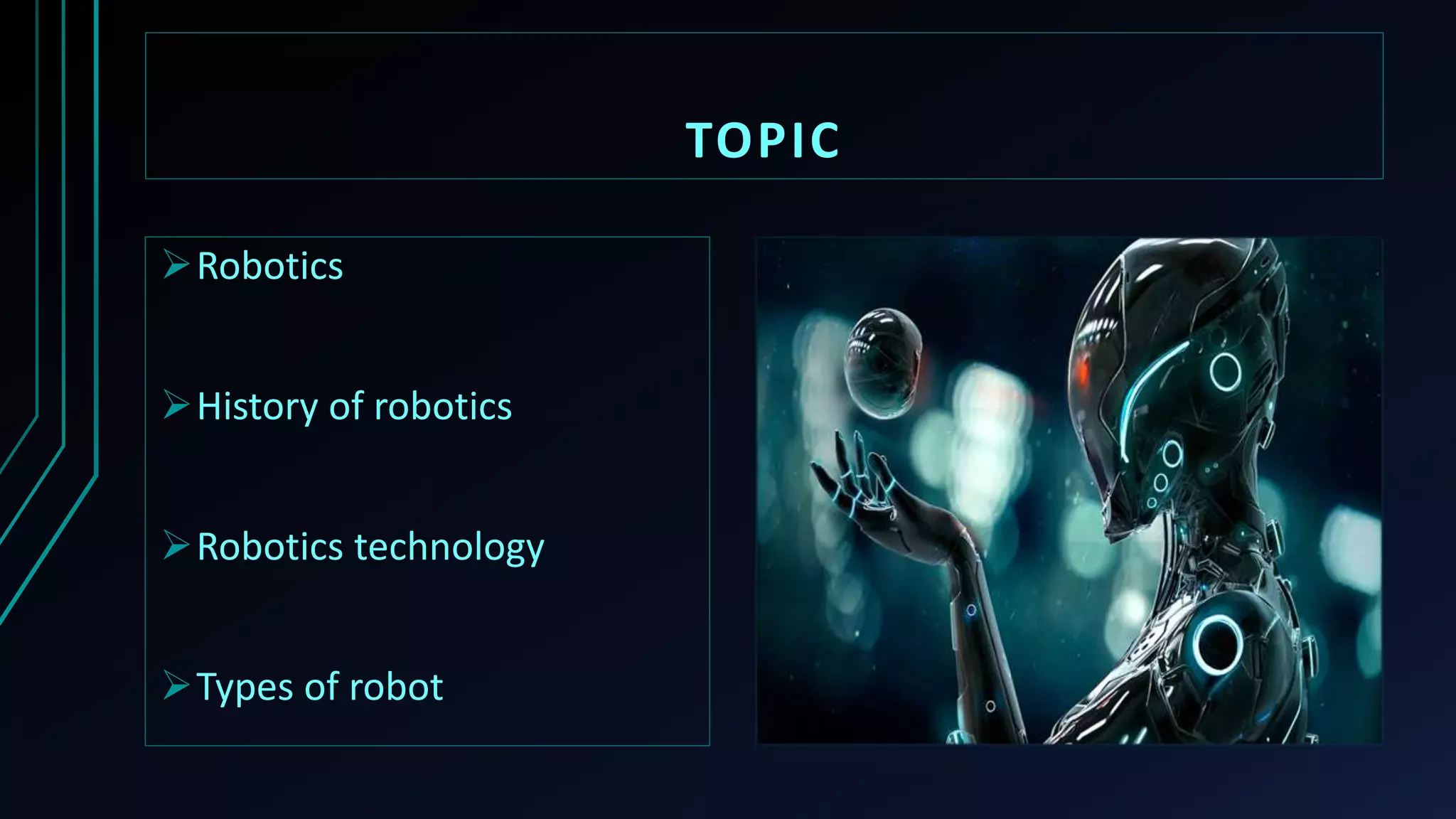 Robotics presentation | PPTX