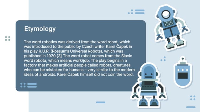 Robotics.pptx | Robotics | Technology & Computing