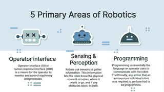 Robotics.pptx | Robotics | Technology & Computing