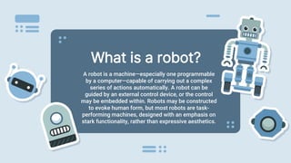 Robotics.pptx | Robotics | Technology & Computing