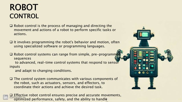 Robotics-Asimov's Laws, Mechanical Subsystems, Robot Kinematics, Robot ...