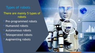 Robotics is the combination of engineering science and technology that ...