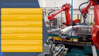 Robotics is the combination of engineering science and technology that ...