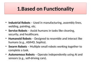 Robotics-Laws of Robotics,Classification of Robotics.pptx