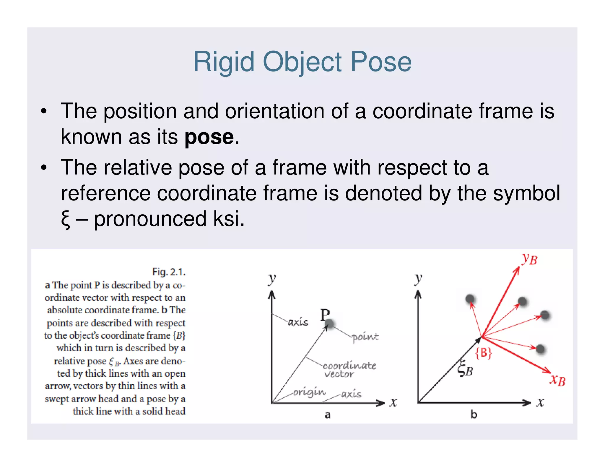 Robotics Representing Position & Orientation | PDF