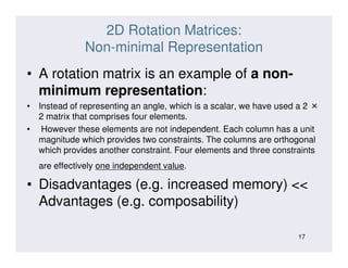 Robotics Representing Position & Orientation | PDF