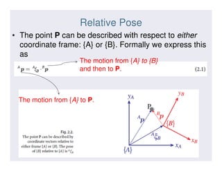 Robotics Representing Position & Orientation | PDF