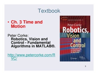 lec 2 Robotics time & motion | PDF