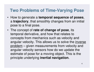 lec 2 Robotics time & motion | PDF