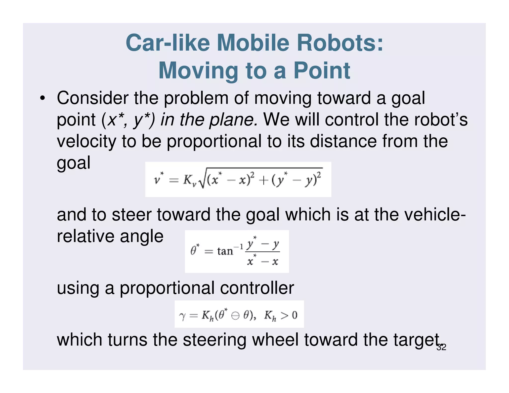 Mobile Robot Vechiles | PDF