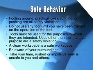 Robotics Team Safety | PPT