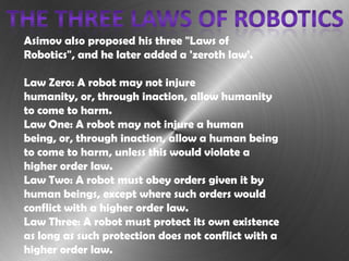 Presentation on robotics | PPTX