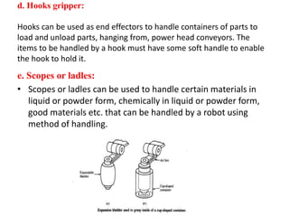 Components of industrial robotics types of arms and end effectors | PPTX