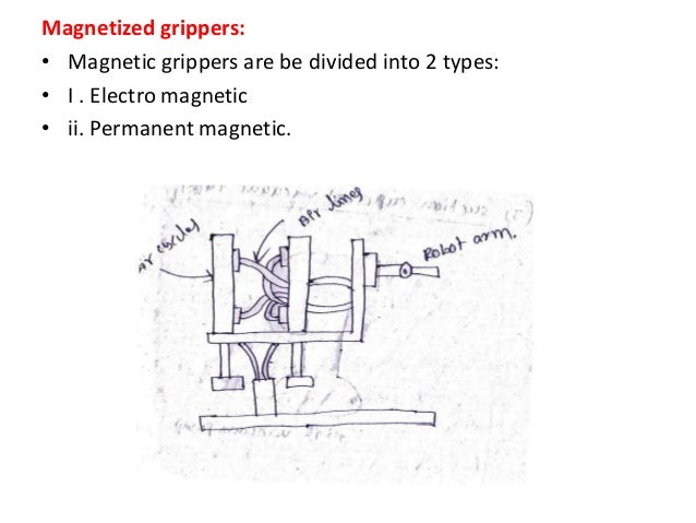 Components of industrial robotics types of arms and end effectors